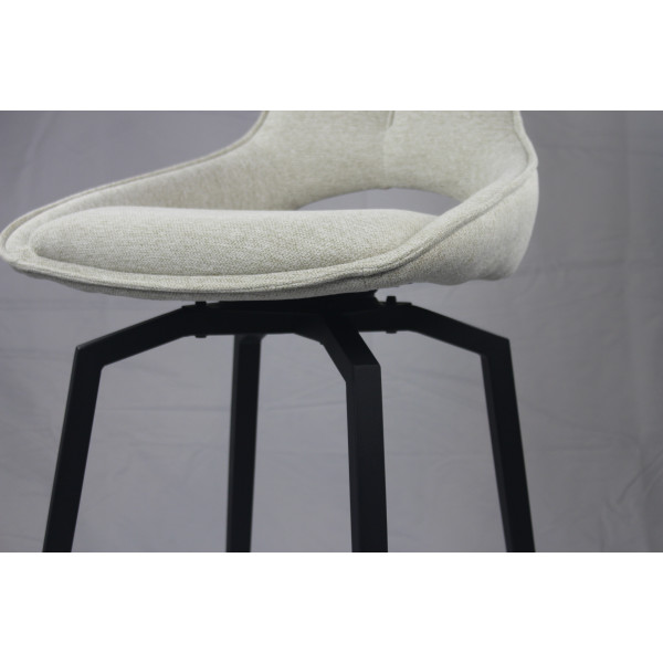 Chaises de bar pivotante CAMILLE à petit prix chez Meubles JEM ! Coloris chaises Beige